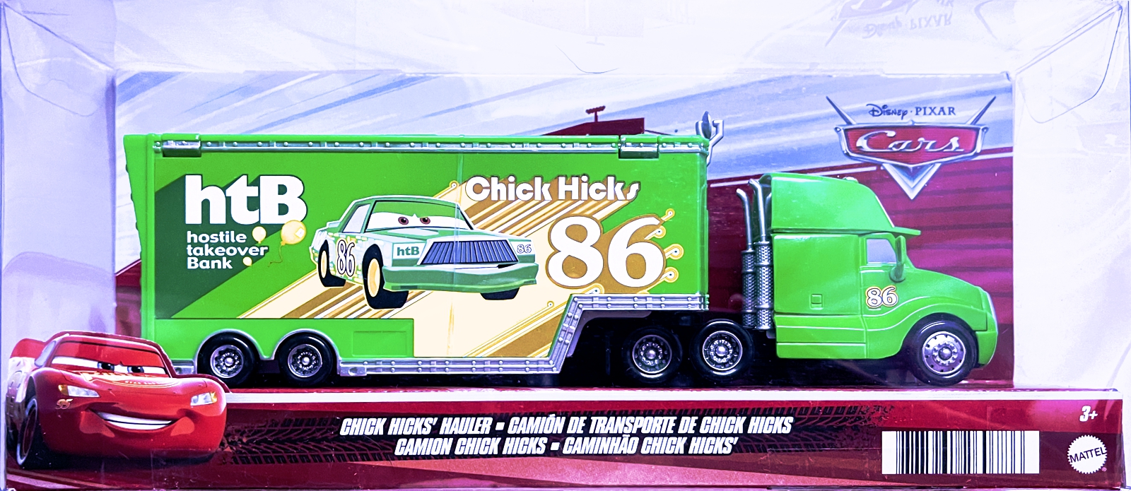 Cars (Auta) - Chick Hicks Hauler - délka 23 cm | Auta Hračky